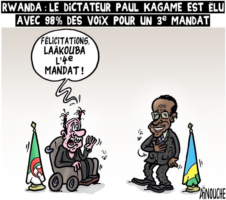 Rwanda : le dictateur Paul Kagame est élu avec 98% des voix pour un 3e mandat — TSA