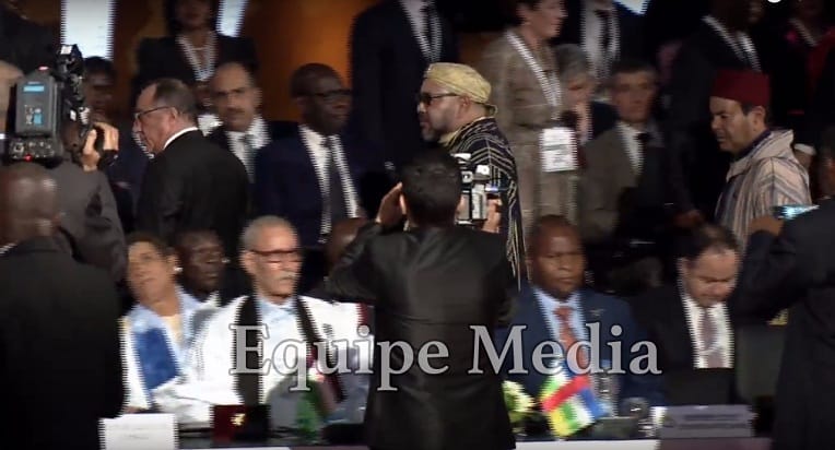 L’image du jour - Mohamed VI à quelques pas d’Ibrahim Ghali - TSA