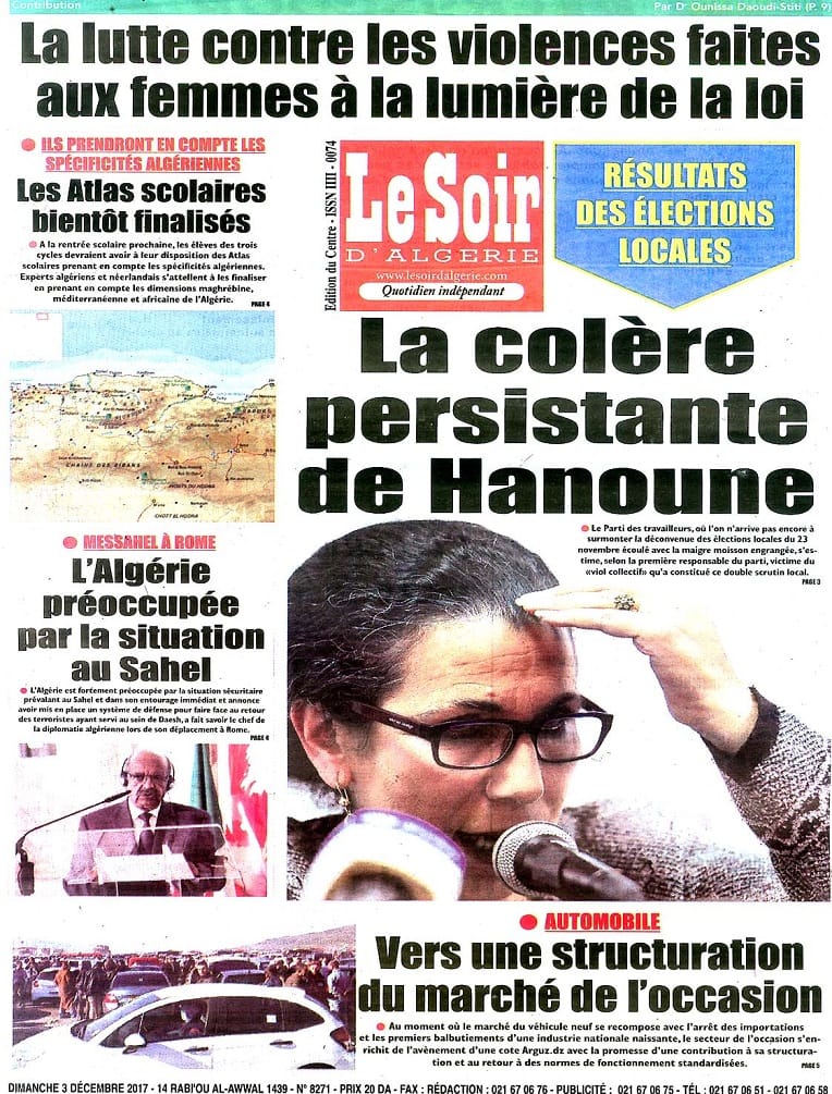 Revue de presse - Les Unes de vos journaux du dimanche 3 décembre - TSA