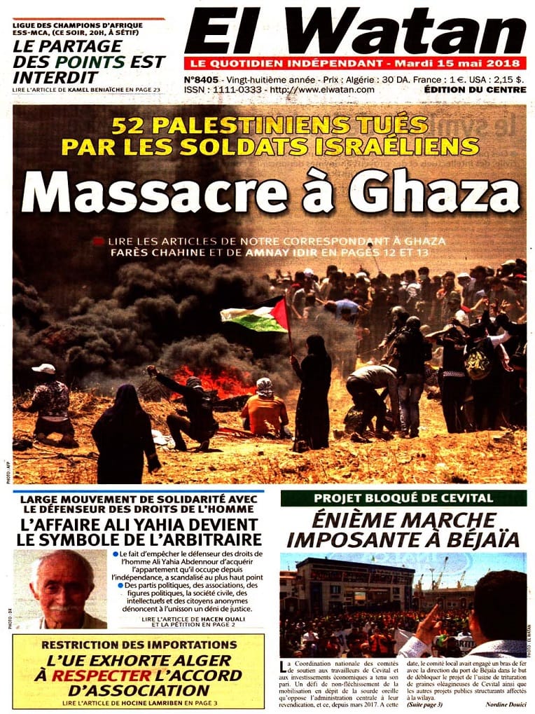 Revue de presse – Les Unes de vos journaux du mardi 15 mai — TSA