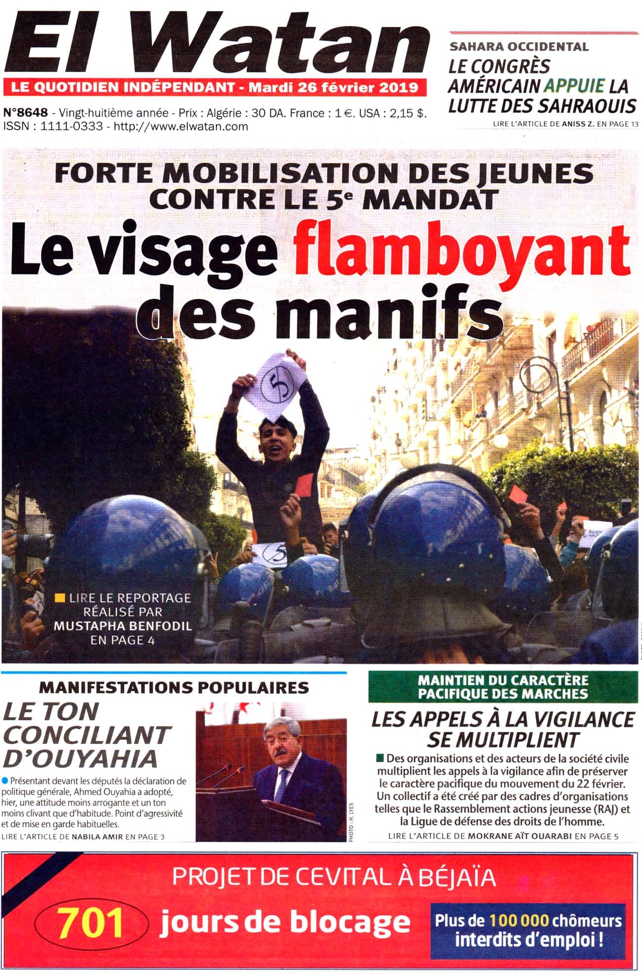 Revue de presse - Les Unes de vos journaux du mardi 26 février - TSA